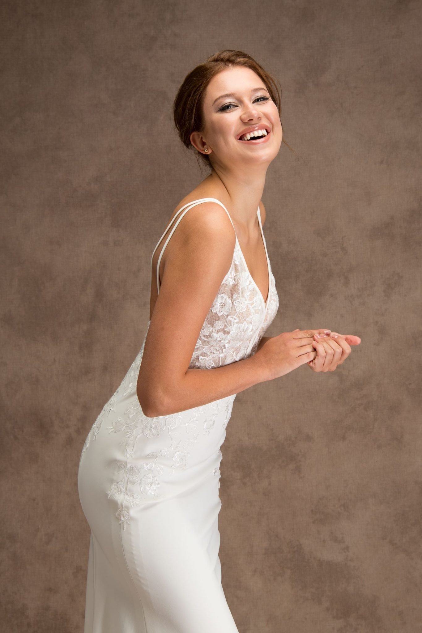 Cassandra Lace Sheath Wedding Dress | Grace + Ivory Wedding Dresses
