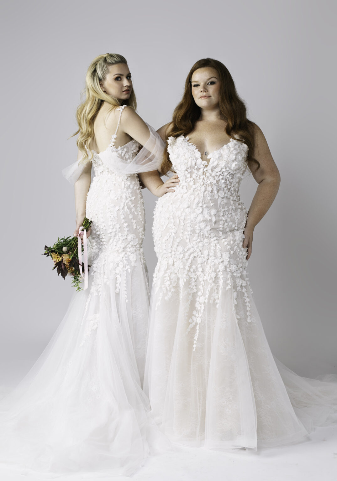 3-D Floral Wedding Dress | Paz Dress | Grace + Ivory